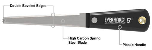 Everhard 5" X-Long Cut™ Insulation Knife - MK46300 – IHS | Industrial ...